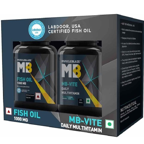 Fish Oil 1000mg & MB-Vite Multivitamin Combo at Best Price in India ...