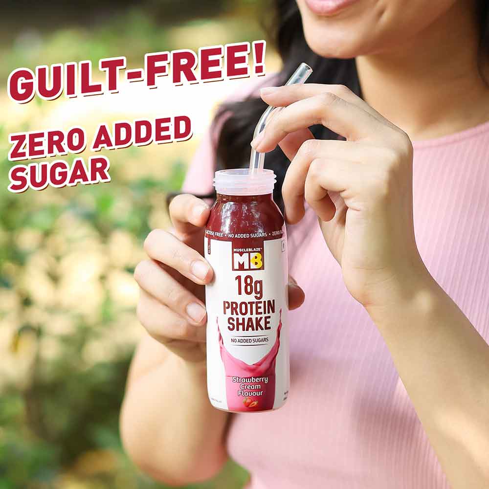 MuscleBlaze 18g Chocolate Protein Shake Online @Best Prices