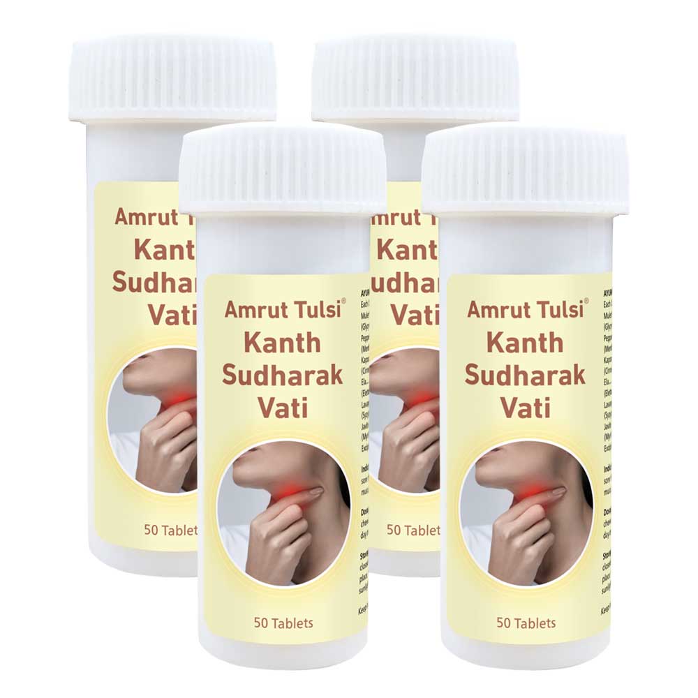 Kanth Sudharak Vati (Pack of 4) at Best Price in India | Healthkart.com