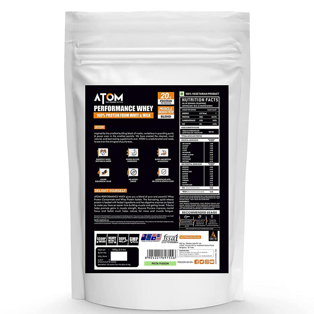 ATOM Performance Whey at Best Price in India | Healthkart.com