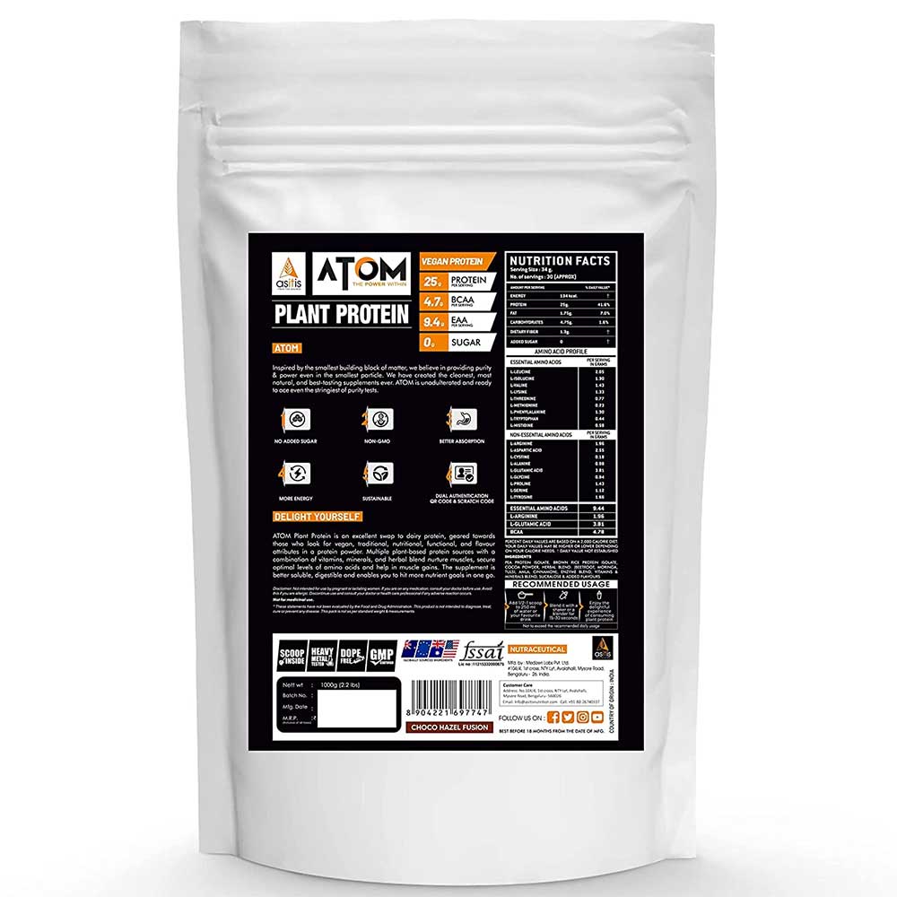 ATOM Plant Protein at Best Price in India | Healthkart.com
