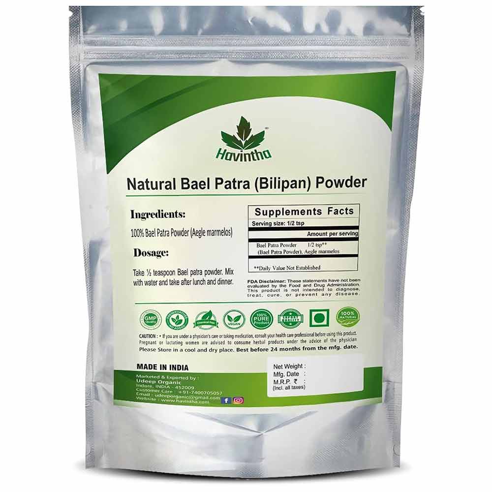 Natural Bael Patra (Bilipan) Powder at Best Price in India | Healthkart.com
