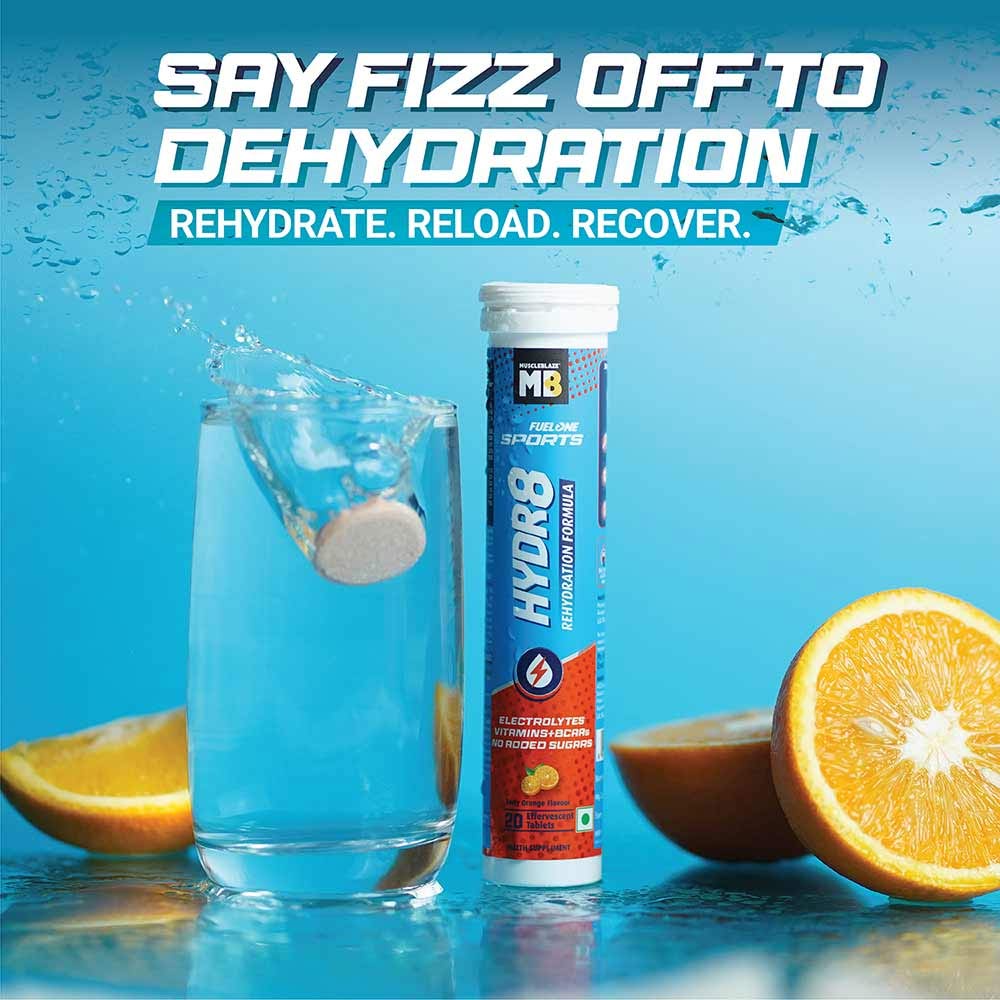 MB Fuel One Sports Hydr8 15 tablet(s) Zesty Orange - Pack Of 3 ...