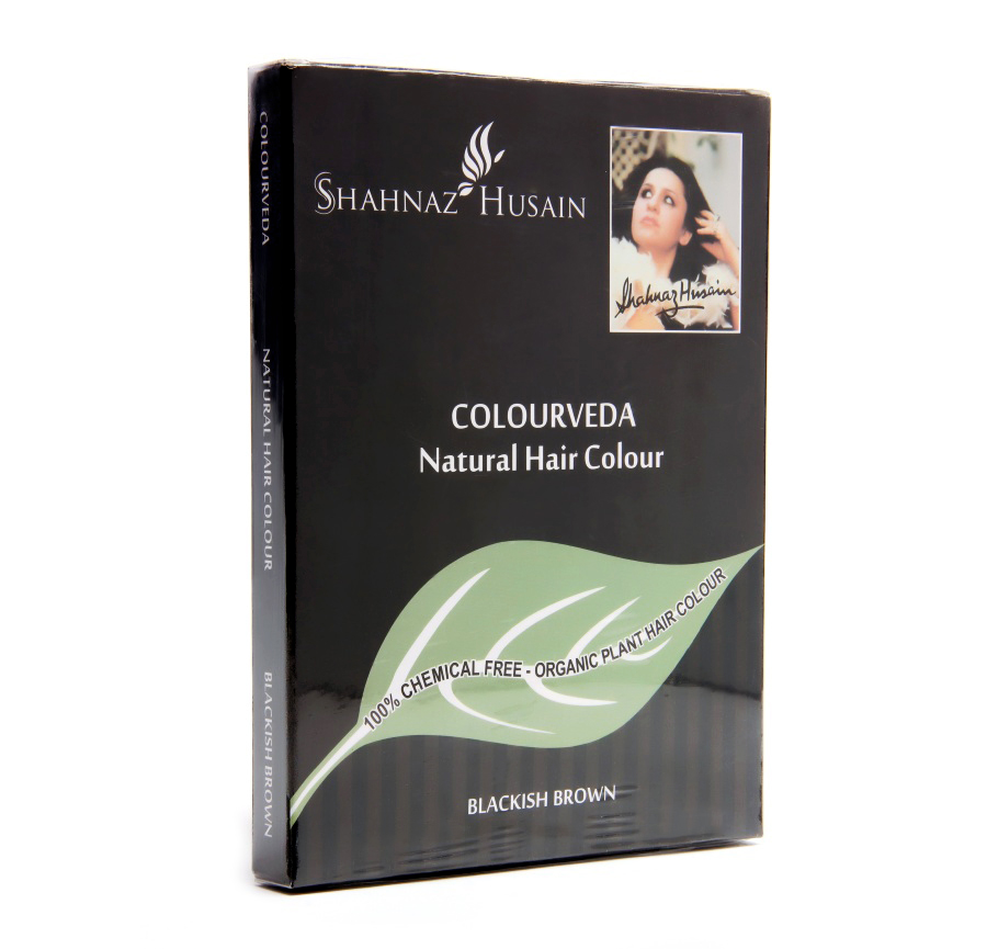 Shahnaz Husain Colorveda Natural Hair Color, Blackish Brown 100 g at ...