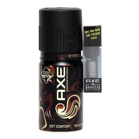 Axe Dark Temptation Deo 150 ml Limited Offer (Axe Bullet Small Deo ...